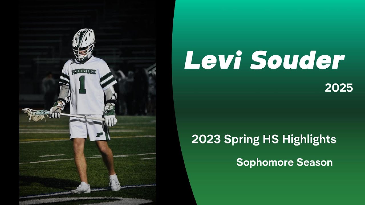 Levi Souder 2025 - Spring HS Highlights 2023 - YouTube