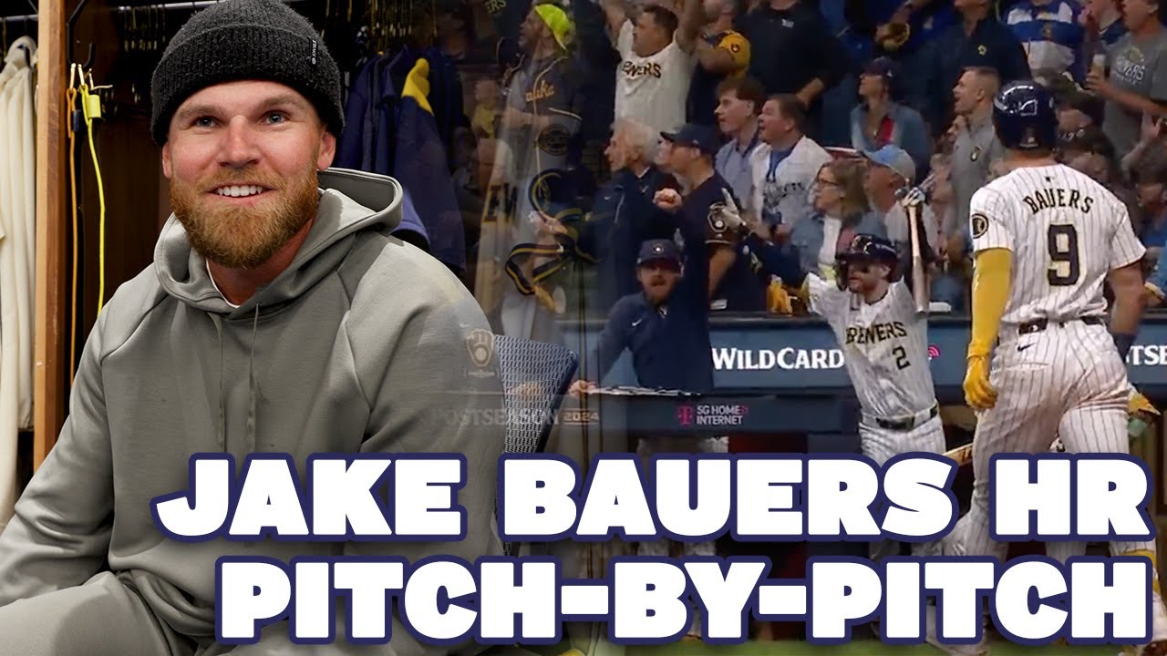 Jake Bauers breaks down his epic homer in the Wild Card round! - YouTube