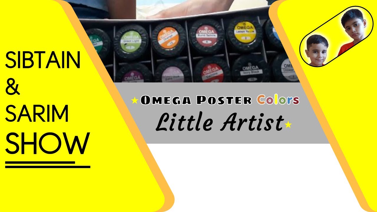 Omega Poster Colors - Little Artist - YouTube