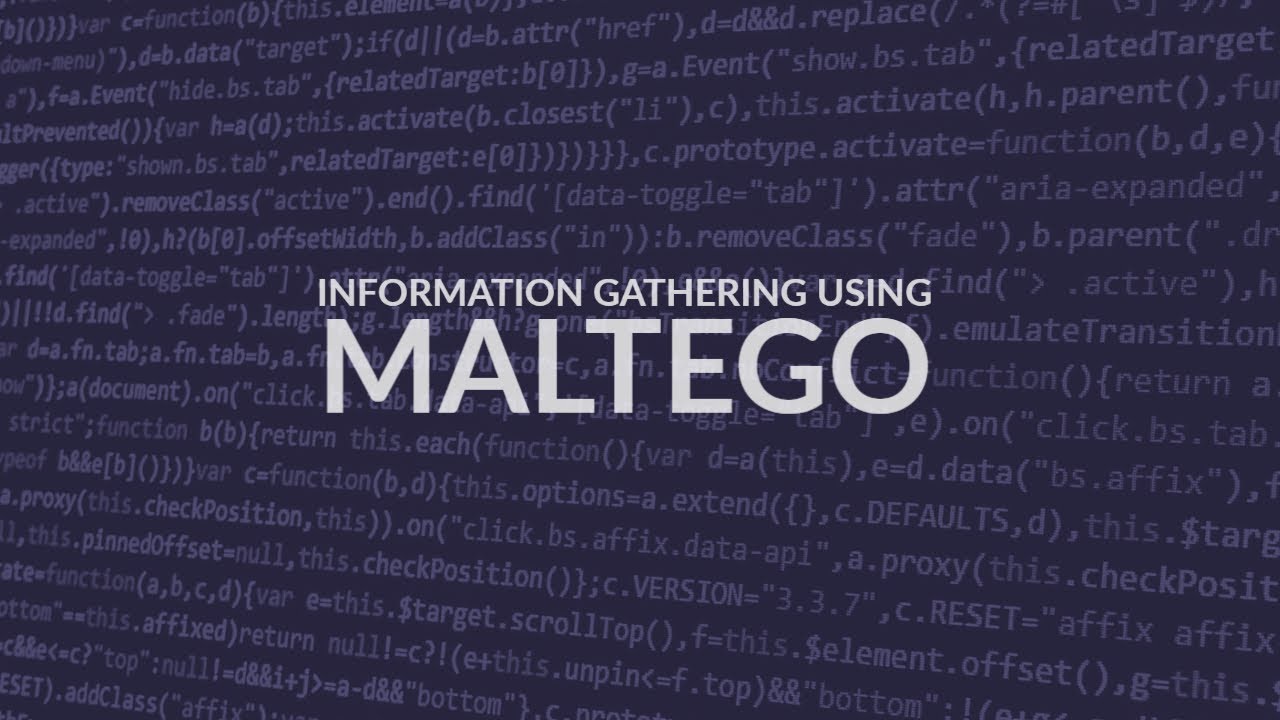 Information gathering using Maltego - YouTube