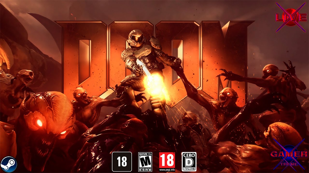 🔴[X-LIVE] DOOM [2016] - PC - #7 - YouTube
