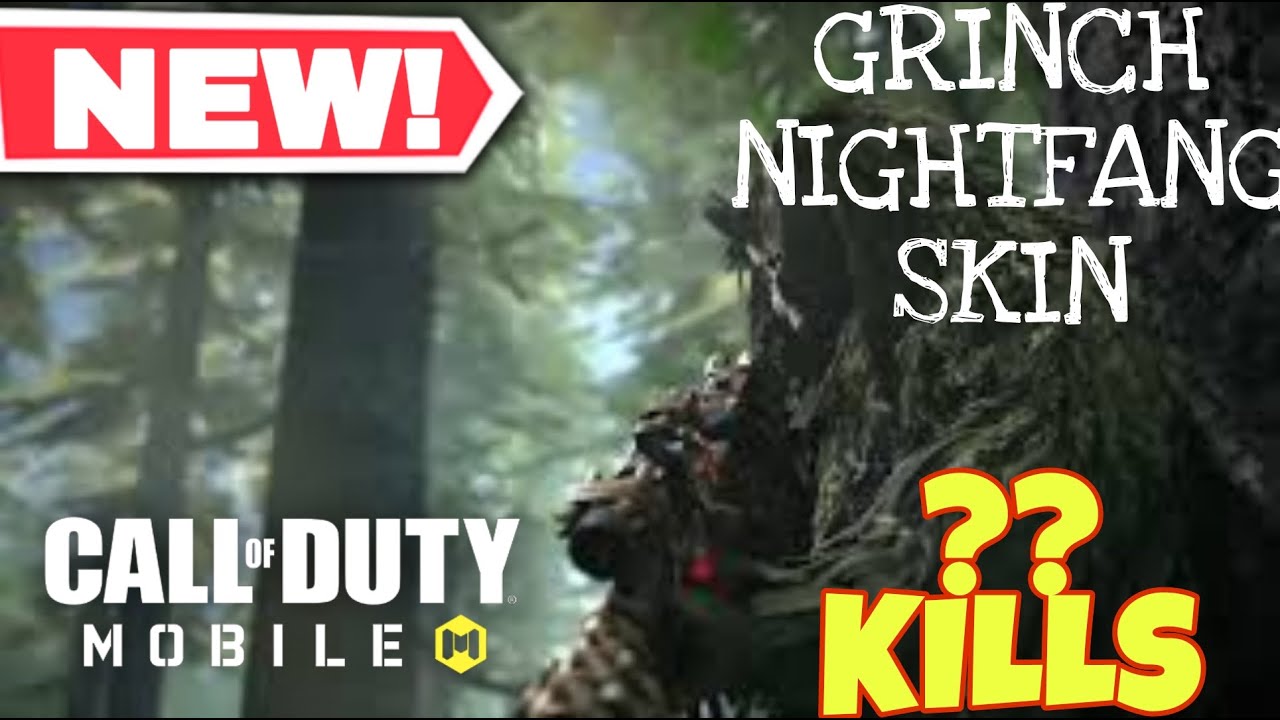 #CODMobile #CallOfDutyMobile #CODM Grinch Nightfang Skin Gameplay in ...