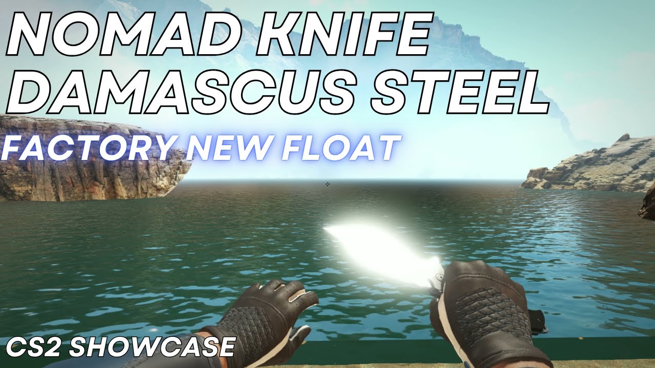 Nomad Knife Damascus Steel | CS2 Skin Showcase #1797 - YouTube