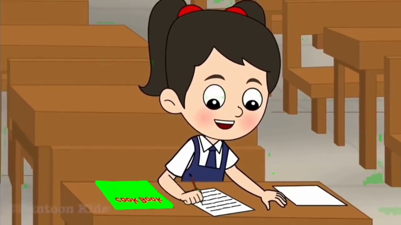 new green screen cartoon school student videos - YouTube