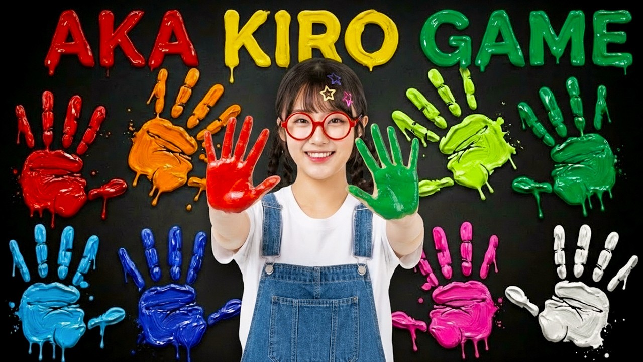 AKA! KIRO! AKA! SHIRO! ( English ) | VIRAL TREND! Color Mixing ...