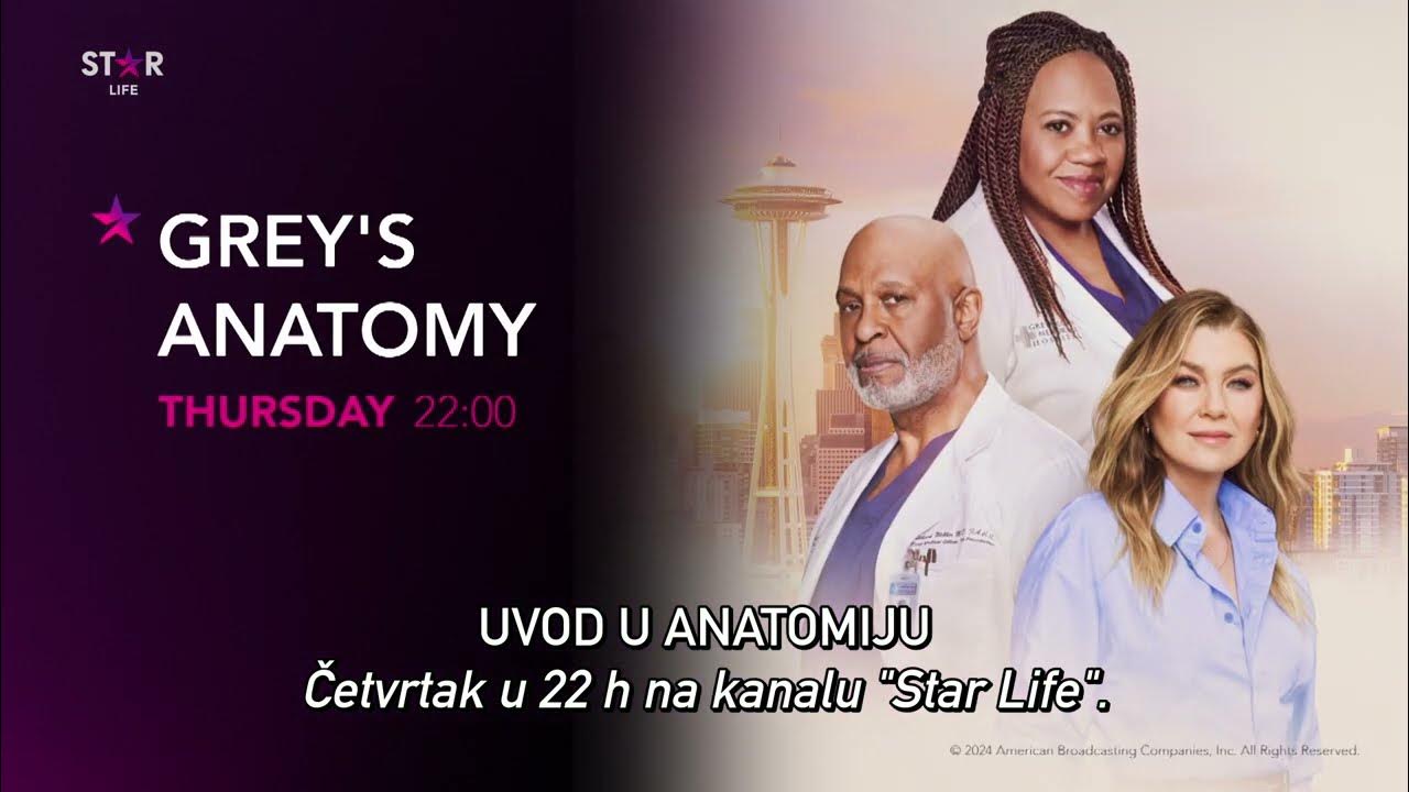UVOD U ANATOMIJU: Nova sezona, četvrtkom u 22:00 na Star Life-u - YouTube