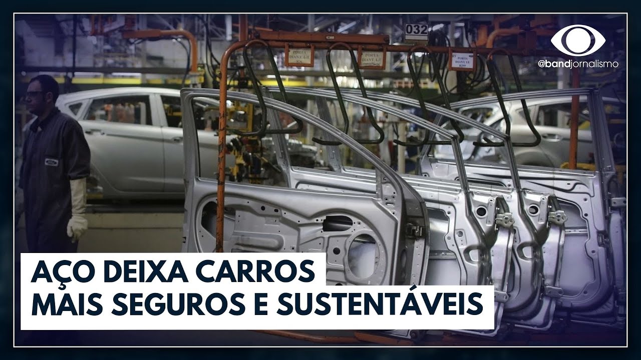 Aço usado na fabricação de carros ajuda a salvar vidas | Jornal da Band ...