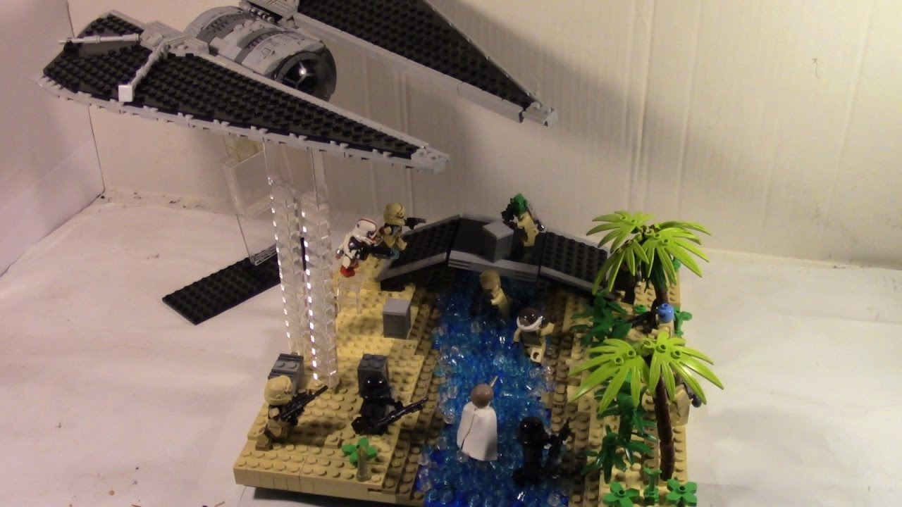 Custom Lego Star Wars Rogue One Battlefront Battle On Scarif MOC Review ...