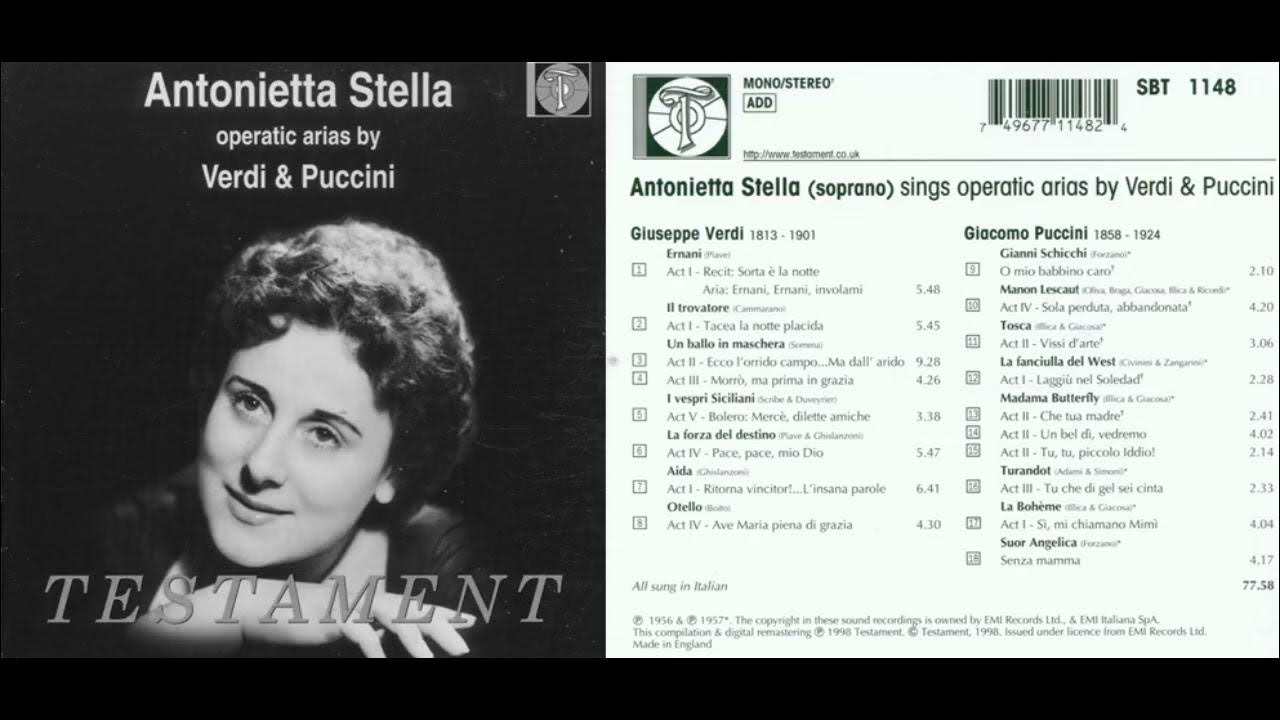 Antonietta Stella sings "O mio babbino caro" from Puccini's "Gianni Schicchi" (EMI 1955) - YouTube