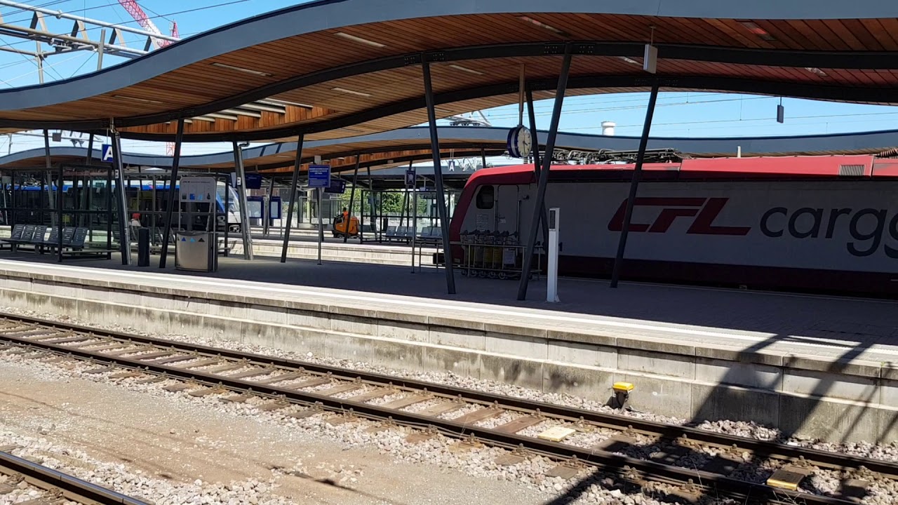 CFL Class 4000 4011 with set 11 arriving Luxembourg Station on 28/6/19 ...