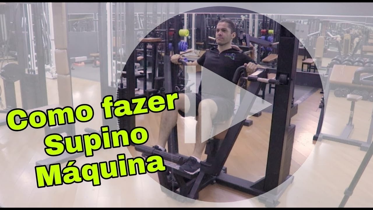 Como fazer Supino Máquina - YouTube
