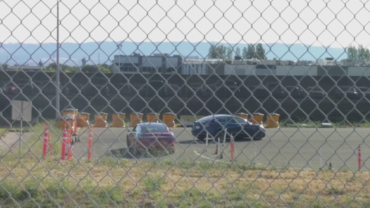 Tesla Model 3 - Broken Down On Test Track? - YouTube