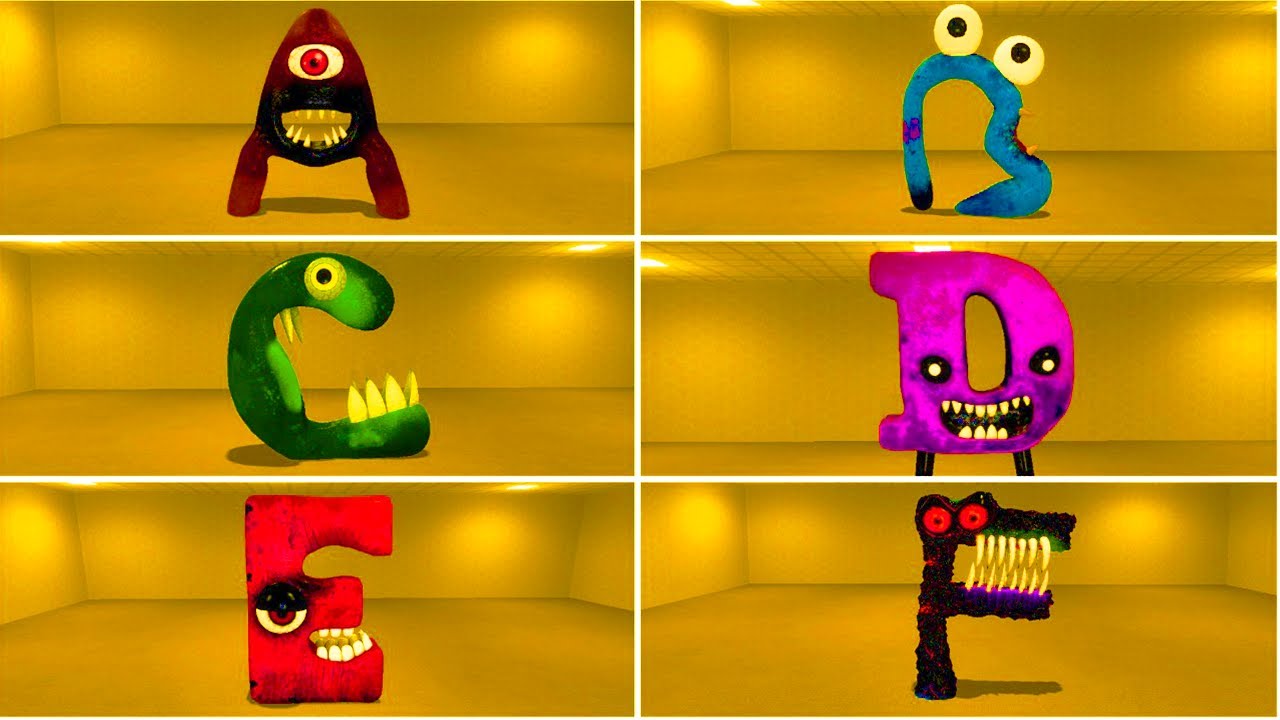 NIGHTMARE ALPHABET LORE FAMILY BACKROOMS!! (Garry's Mod) - YouTube