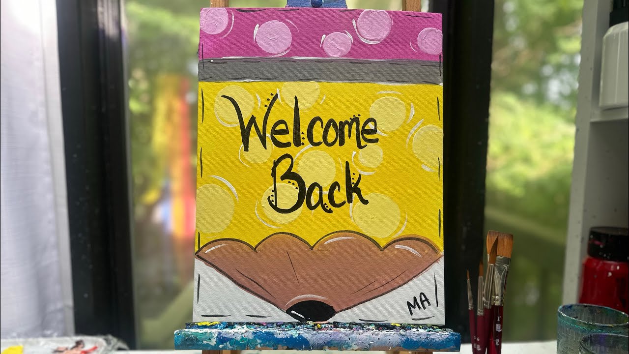 Welcome Canvas Painting Ideas Welcome To The World Personalised Canvas