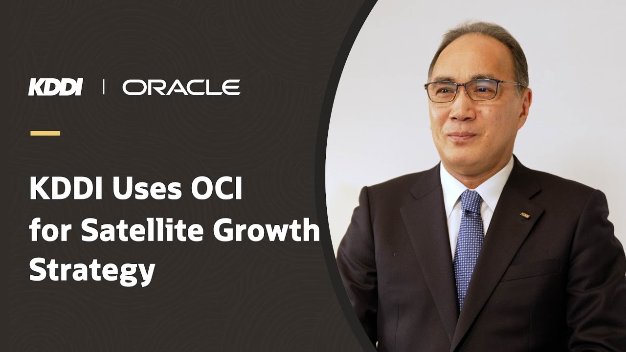 KDDI Actualizes Satellite Growth Strategy with OCI - YouTube