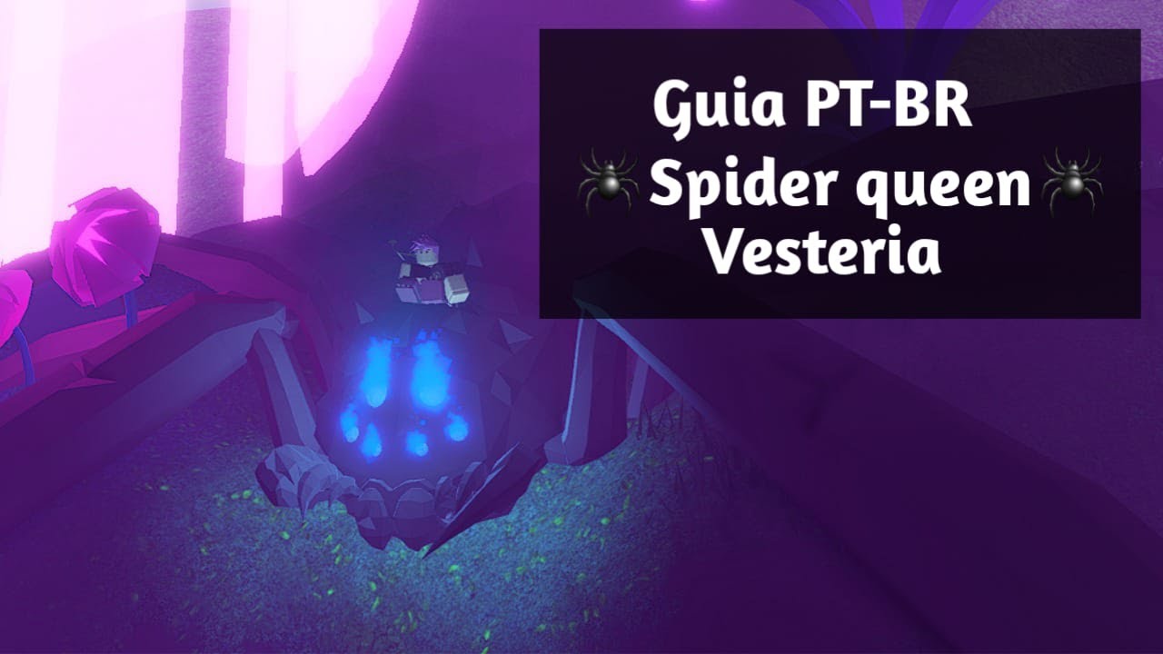 Guia da Spider queen/Spider abyss/Aranha rainha [Vesteria] PT-BR - YouTube