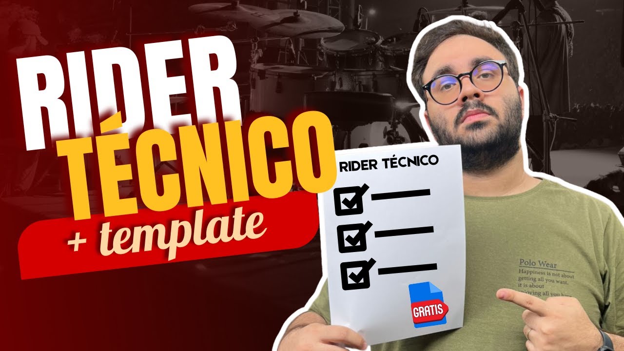 Como Montar um Rider Técnico Passo a Passo + Template Grátis - YouTube