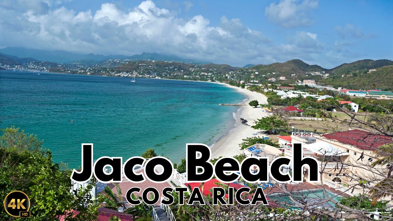 JACO BEACH WALK COSTA RICA 4K | Walk the beach in JACO COSTA RICA ...