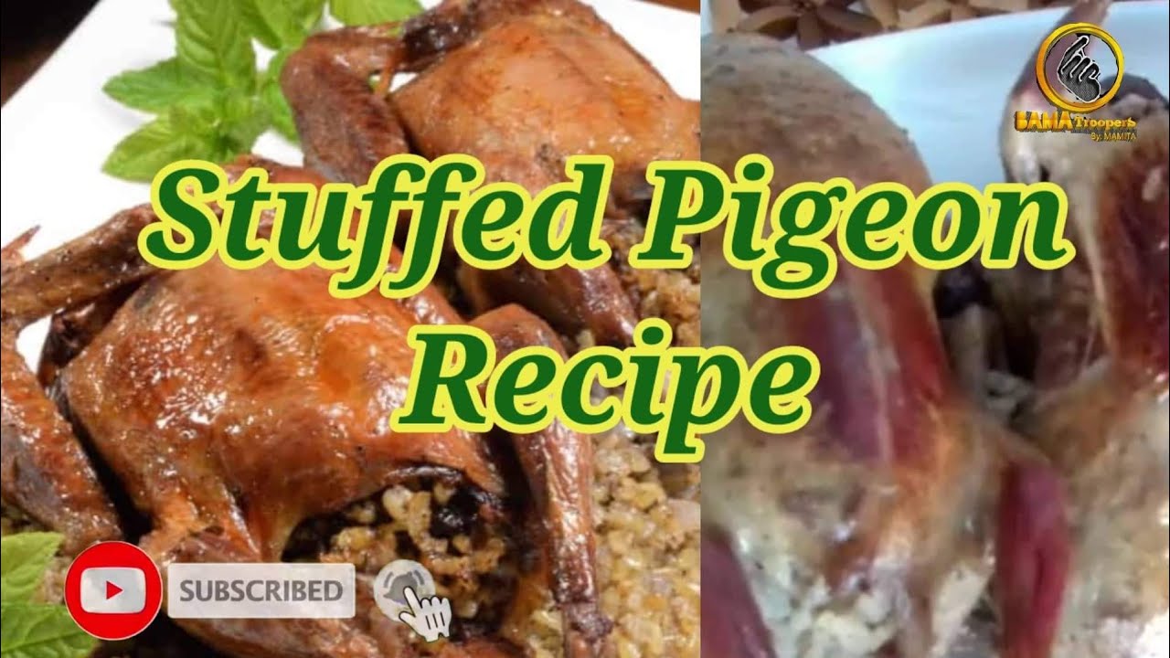 Stuffed Pigeon Recipe #food #cooking - YouTube