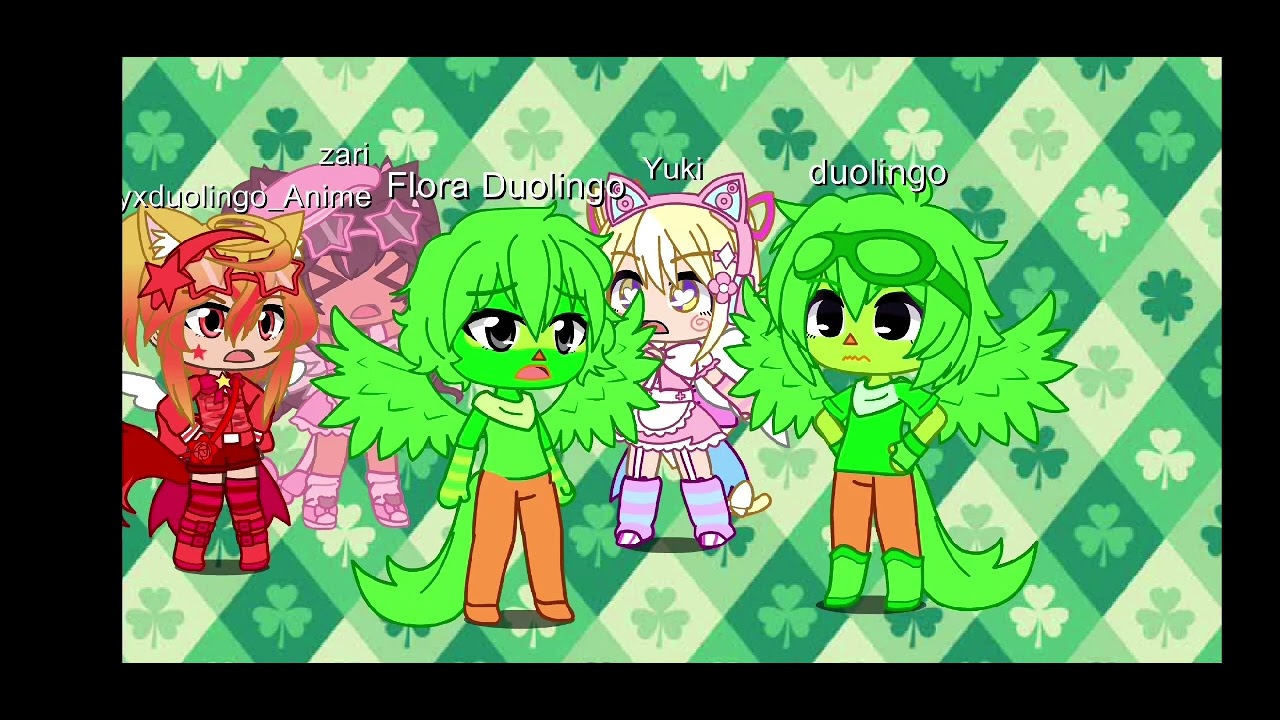 ♡Flora Duolingo friends gets grounded (Intro) Gacha Life♡ - YouTube