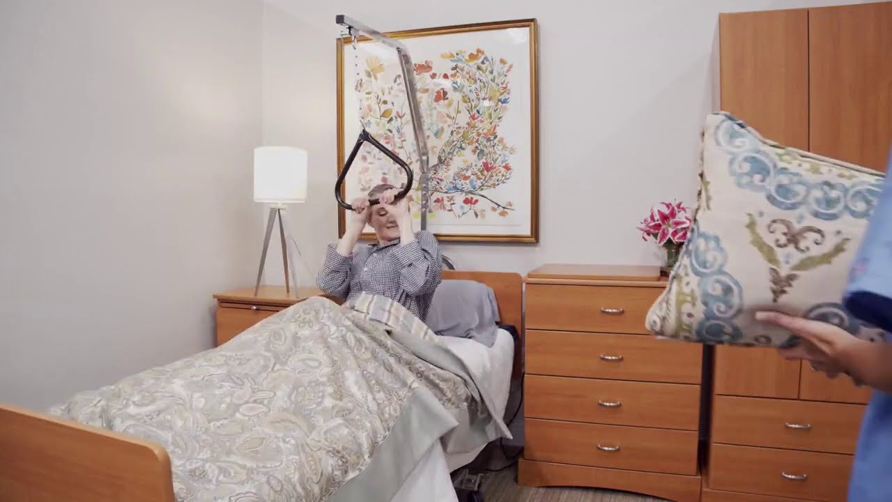 Lumex Bed Trapeze - YouTube