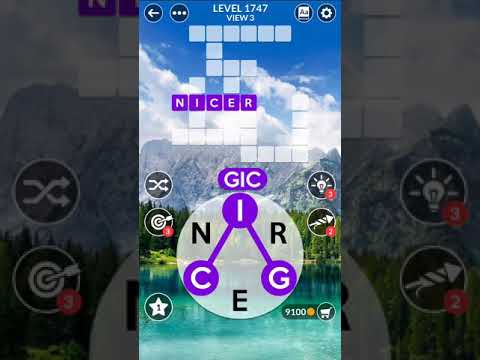 Wordscapes Level 1747 | Answers - YouTube