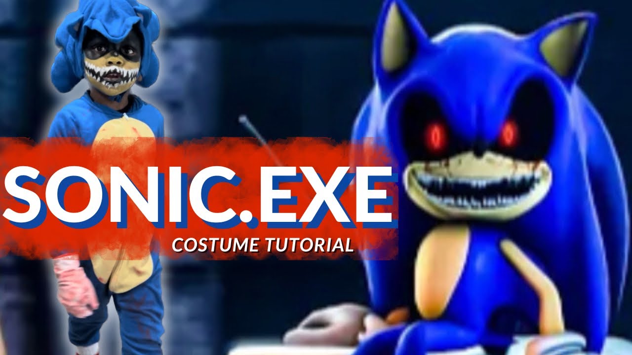 Easy Sonic.EXE costume Tutorial - YouTube
