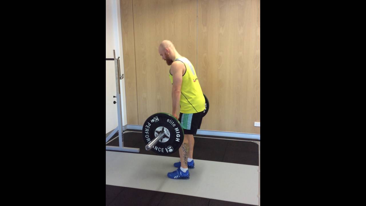 Stiff Leg Deadlift BB - YouTube