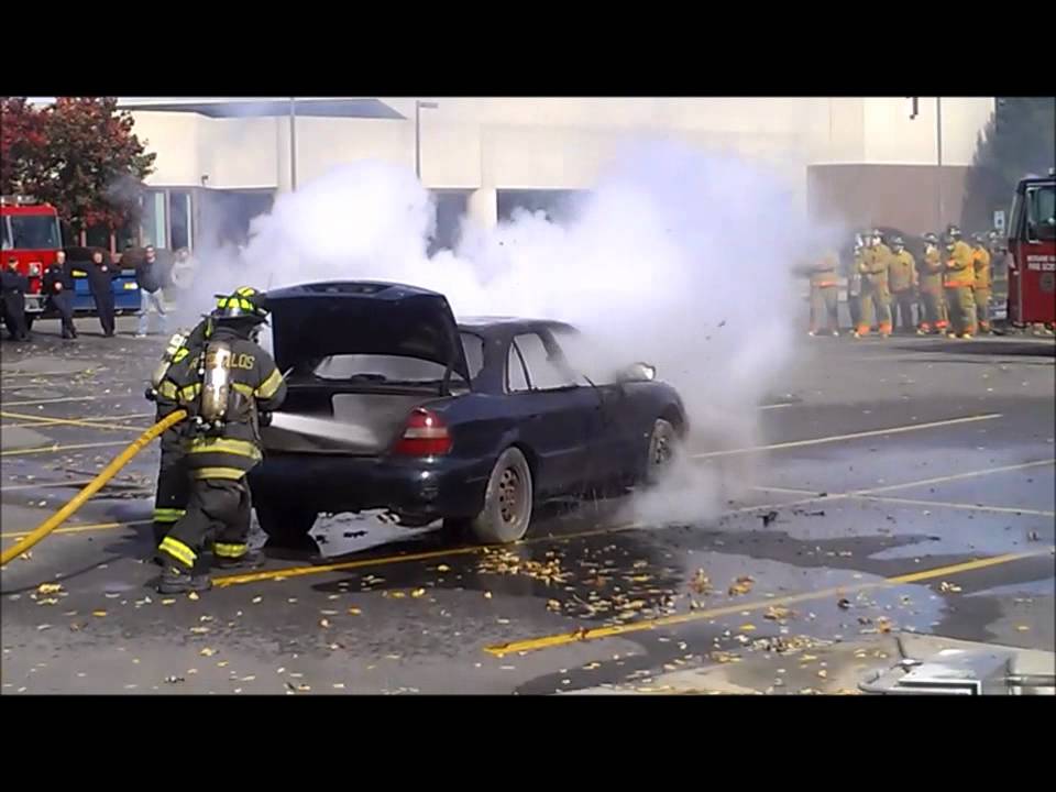 North Palos: Car Fire Demonstration - YouTube