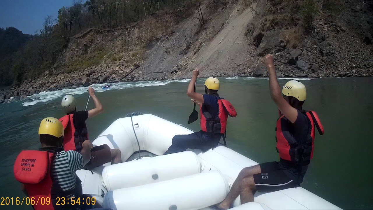 Rafting Rishikesh || Rapid Name - Golf Course - YouTube
