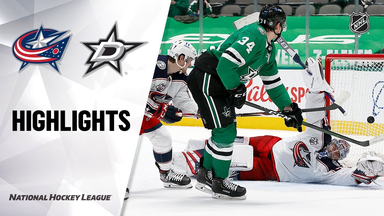 Blue Jackets @ Stars 4/15/21 | NHL Highlights - YouTube