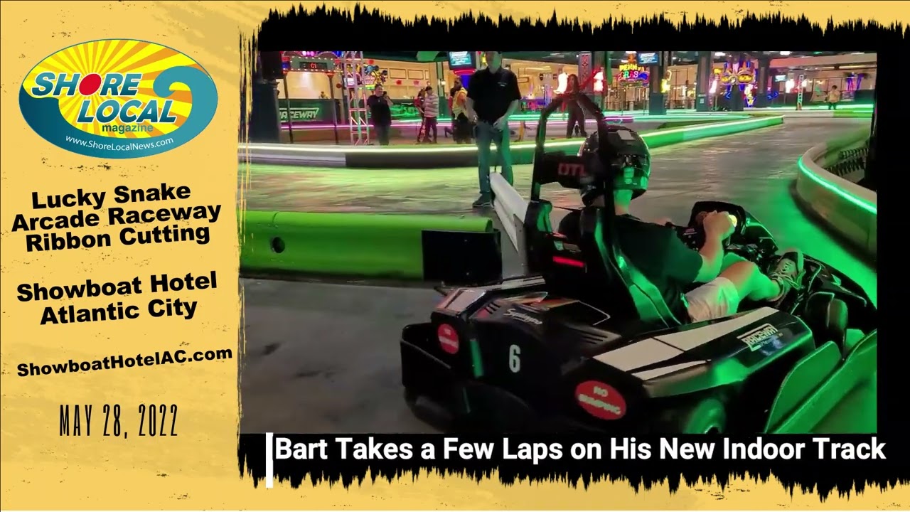 Ribbon Cutting Lucky Snake Arcade Racetrack Showboat Atlantic City ...