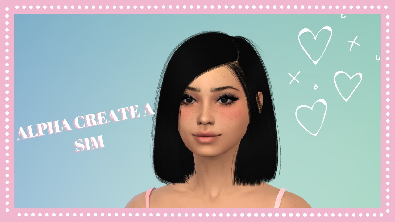 Sims 4 || Cute Alpha Sim!!! - YouTube
