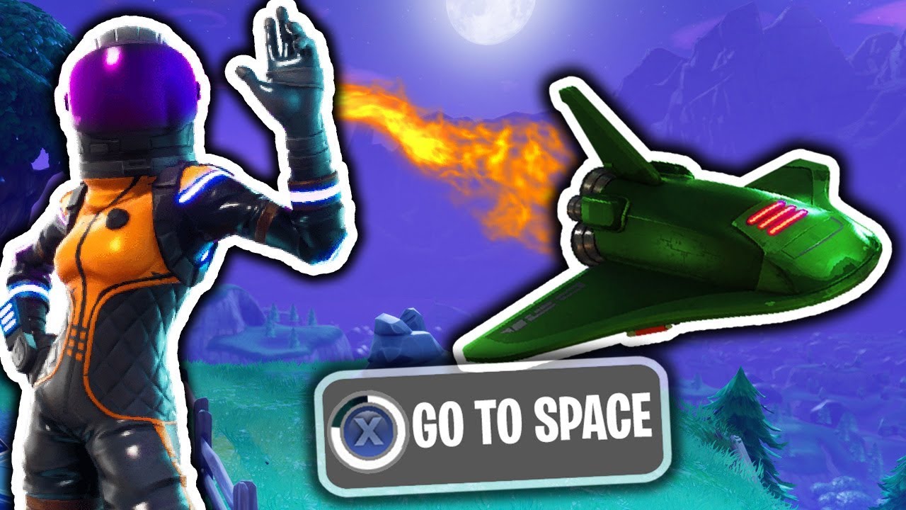 FLYING To The METEOR With NEW SKIN in Fortnite Battle Royale - YouTube