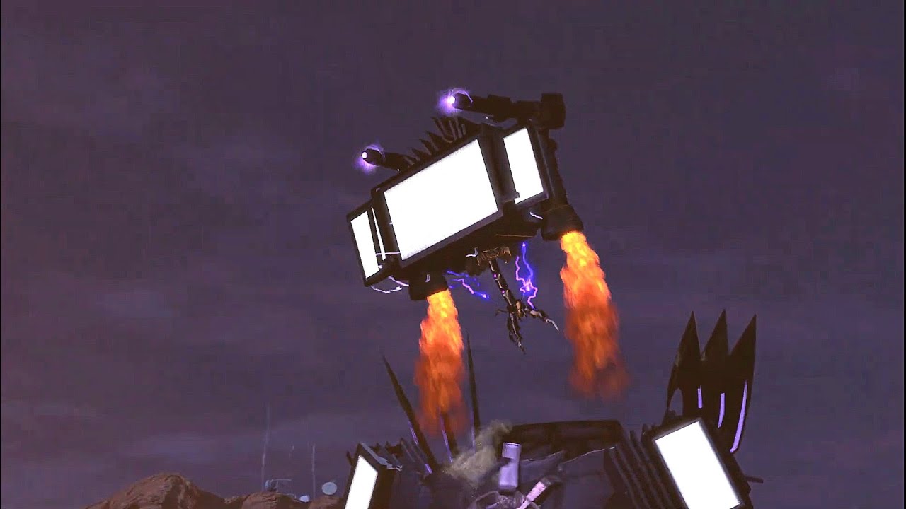 Drawing Flying Head of Titan TV-Man 3.0 - YouTube
