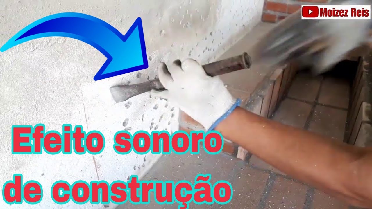 Efeito sonoro de construção civil barulho ruído / Environmental noise ...