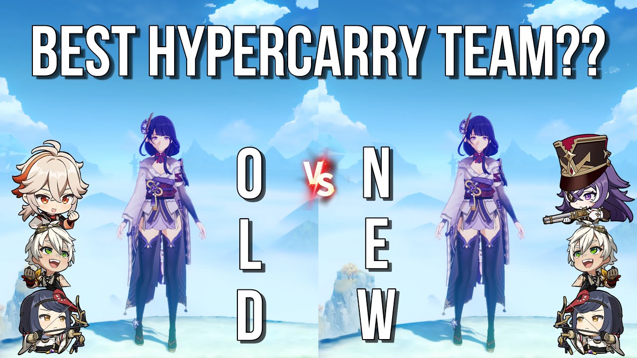 Old vs New Raiden Hypercarry Team Comparison! Is Chevreuse Now The New ...