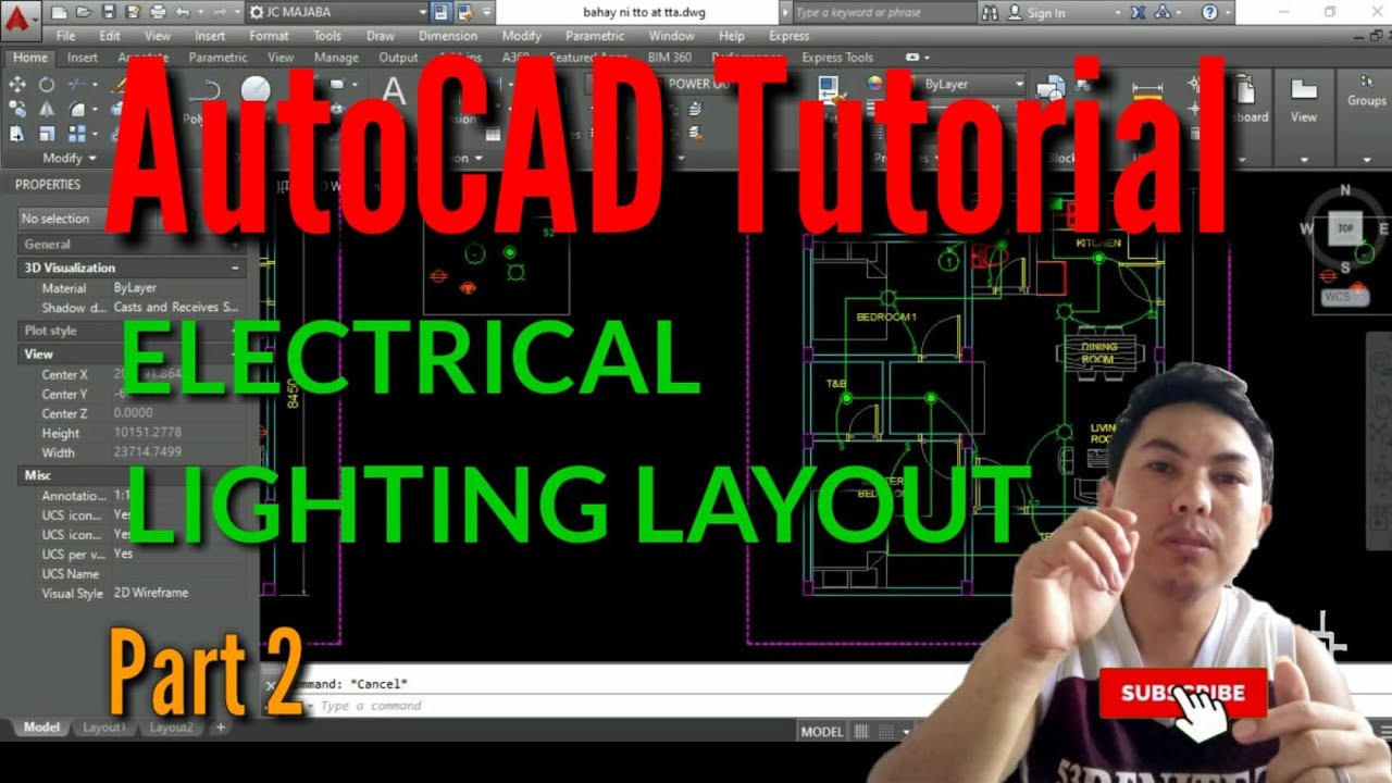 AutoCAD ELECTRICAL LAYOUT TUTORIAL FOR BIGINNERS PART 2 - YouTube