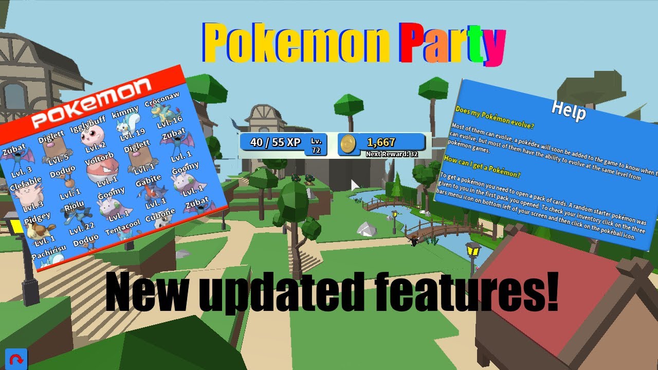 Pokemon Party #6 | Updates! (Game mode, pokecentre, pokemon list ...