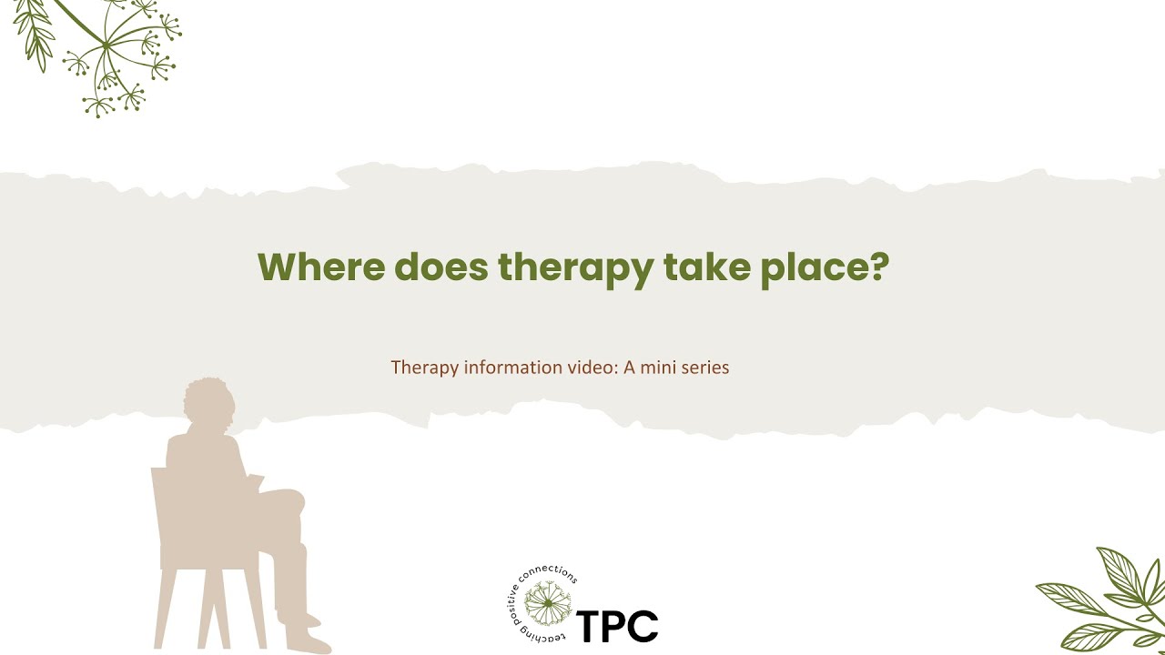Where does therapy take place? - YouTube
