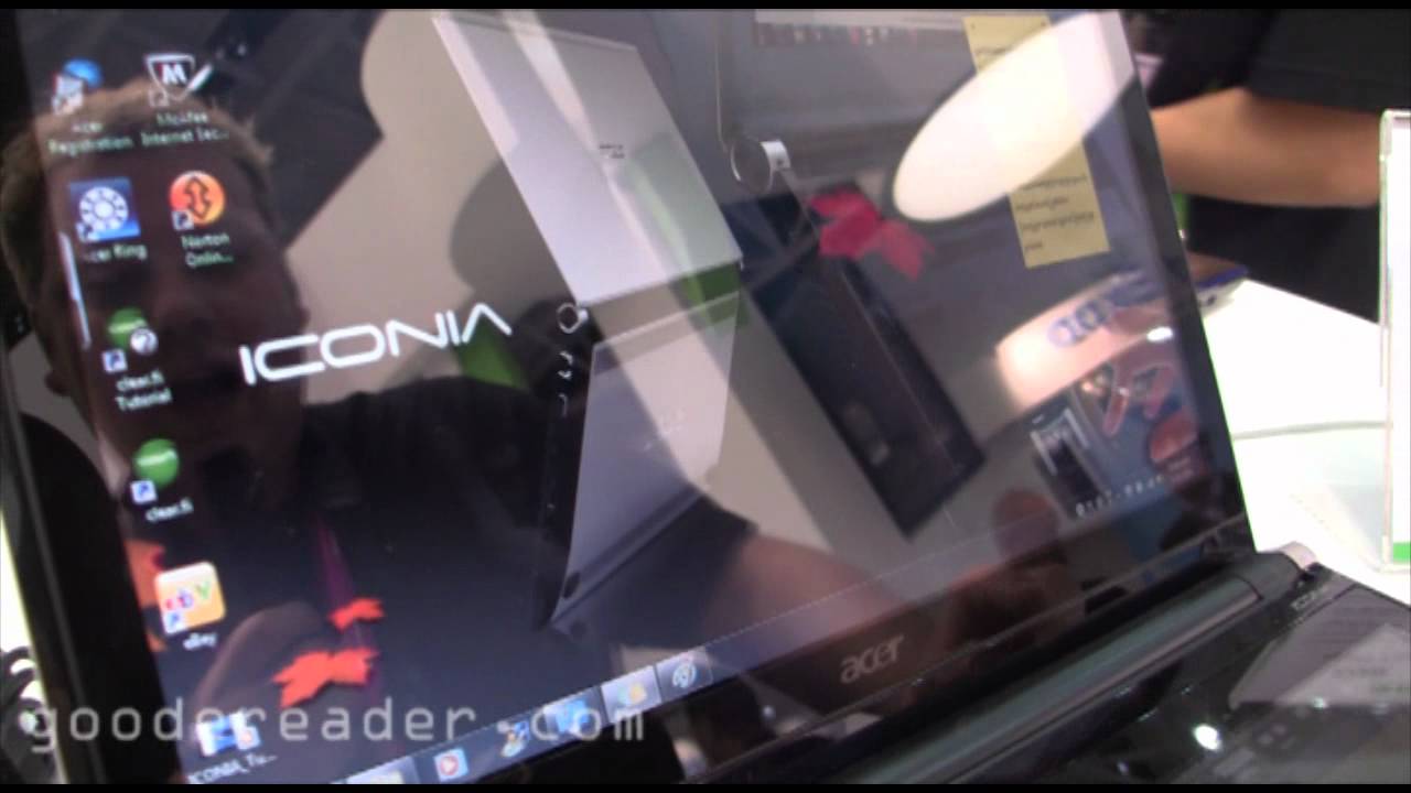 Acer Iconia Dual screen Touchbook - YouTube