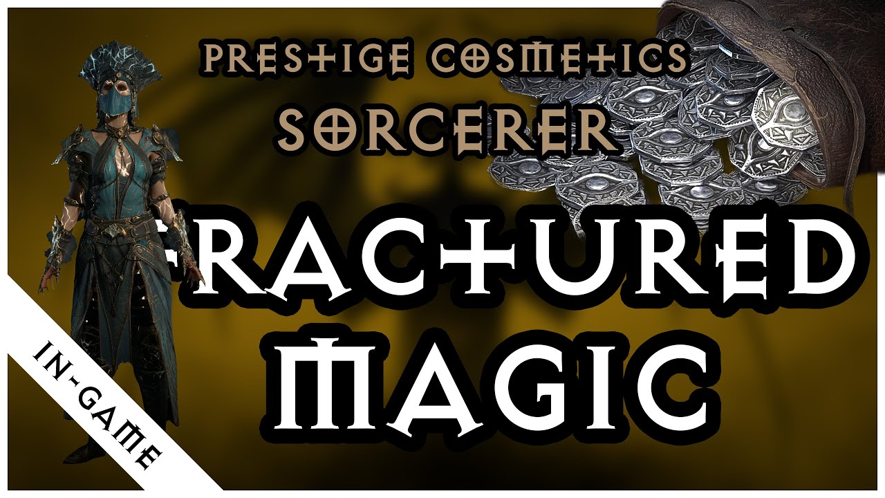 Fractured Magic | Diablo IV Cosmetics (Sorcerer) | In-Game (4K) | 2,500 Platinum - YouTube