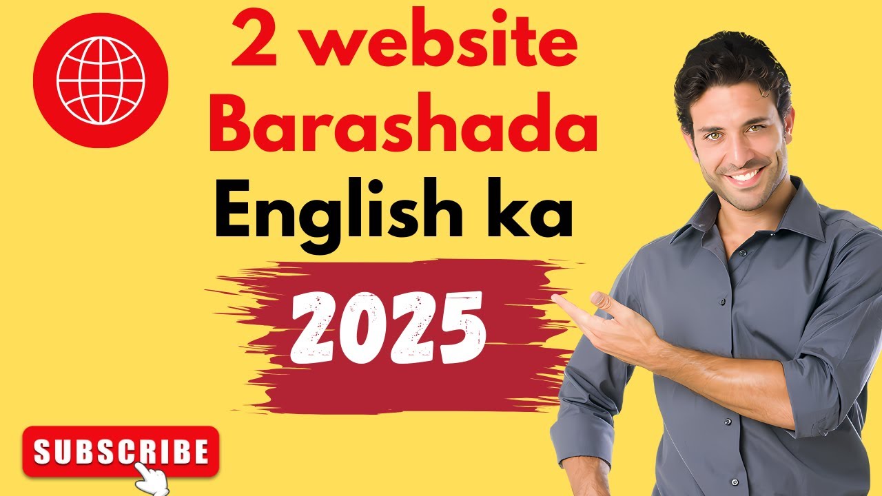 barashada english ka cashar cusub / 2 website aad ka baran karto - YouTube