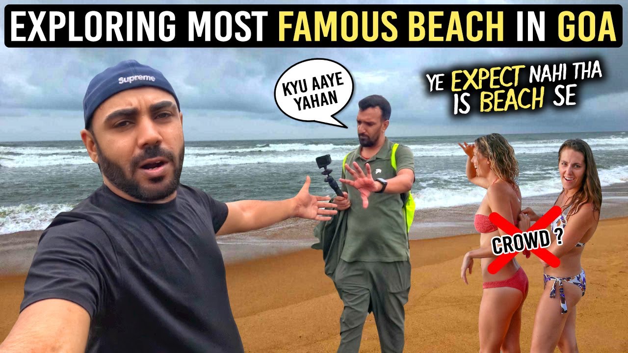Exploring Goa | Mandrem Beach In Goa | Russian Beach In Goa - YouTube