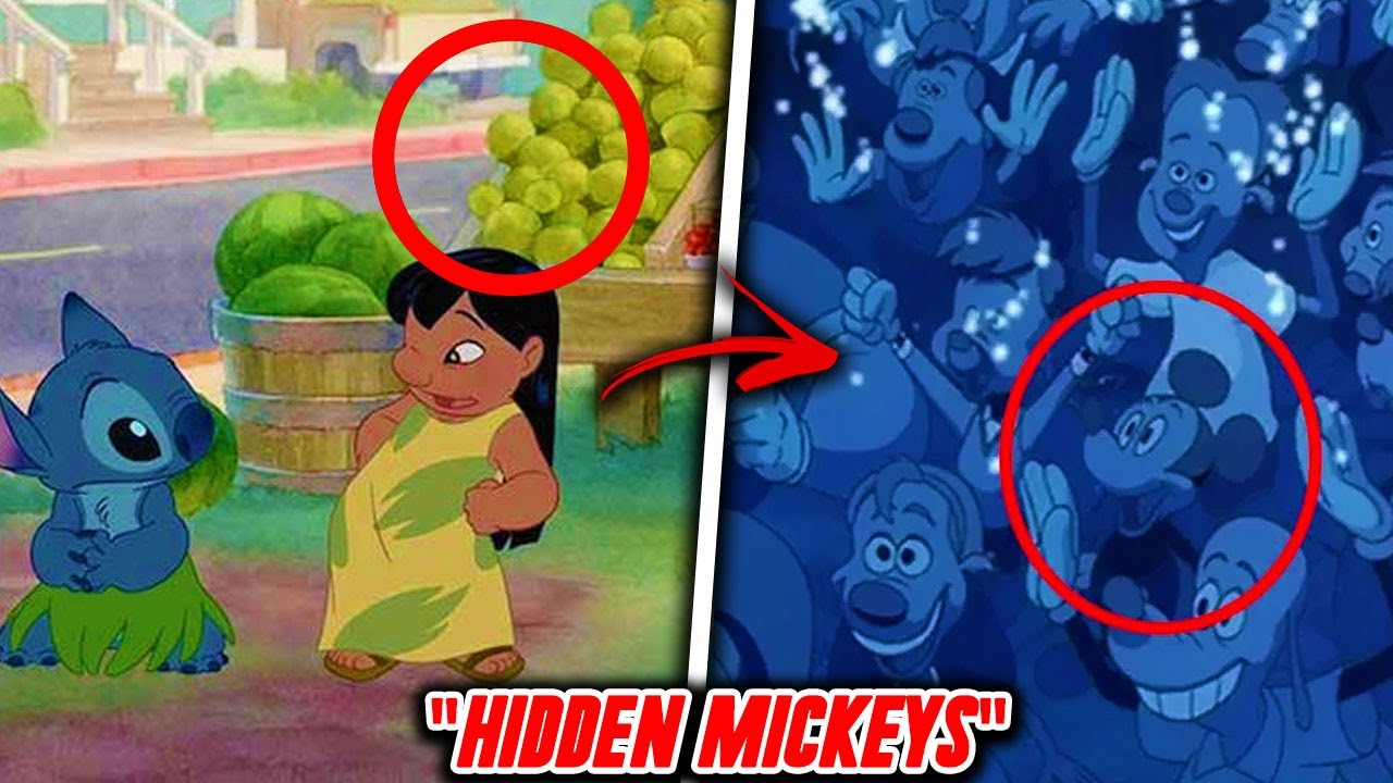 Hidden Mickeys - Their 10 Strangest Locations In Disney Movies - YouTube
