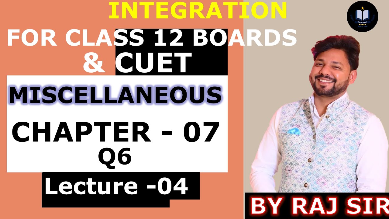 Class 12 maths chapter 7 integration miscellaneous new ncert solutions ...