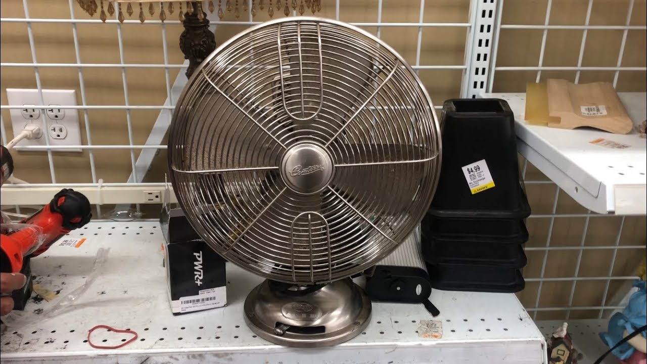 Hunter Century Table Fan (Quick Test) - YouTube