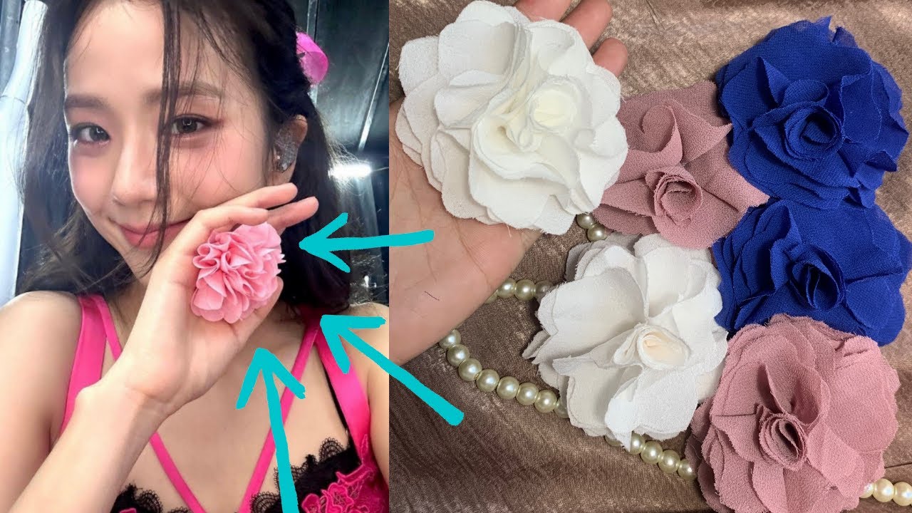 DIY JISOO’S FLOWER RING |how to make jisoo’s flower ring | DIY flower ...