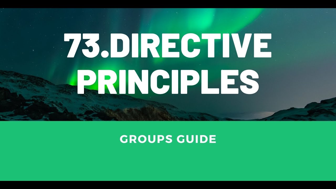 73.ఆదేశిక సూత్రాలు ll INDIAN POLITY IN TELUGU ll భారత రాజ్యాంగం ll ...