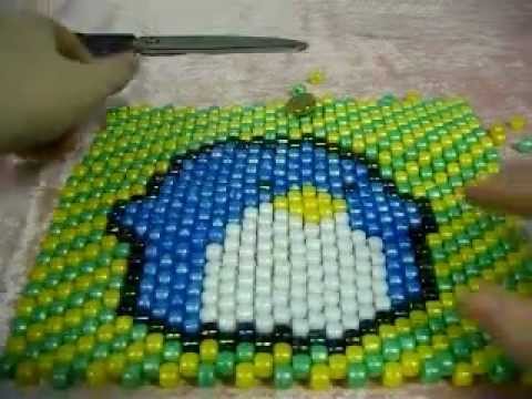 How To Make A Kandi Purse (Part 1 - Making The Pannels) - YouTube